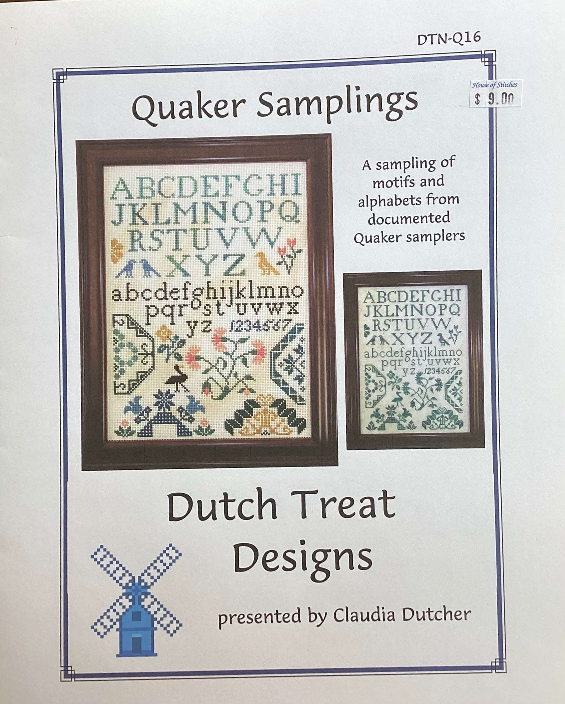 Quaker Samplings by Dutch Treat Designs – HouseOfStitches