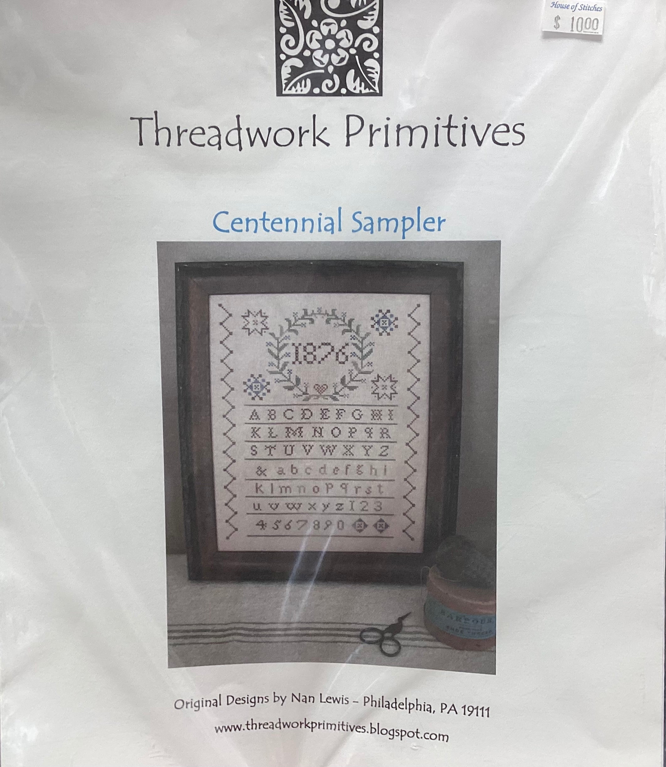 Centennial Sampler by Threadwork Primitives – HouseOfStitches