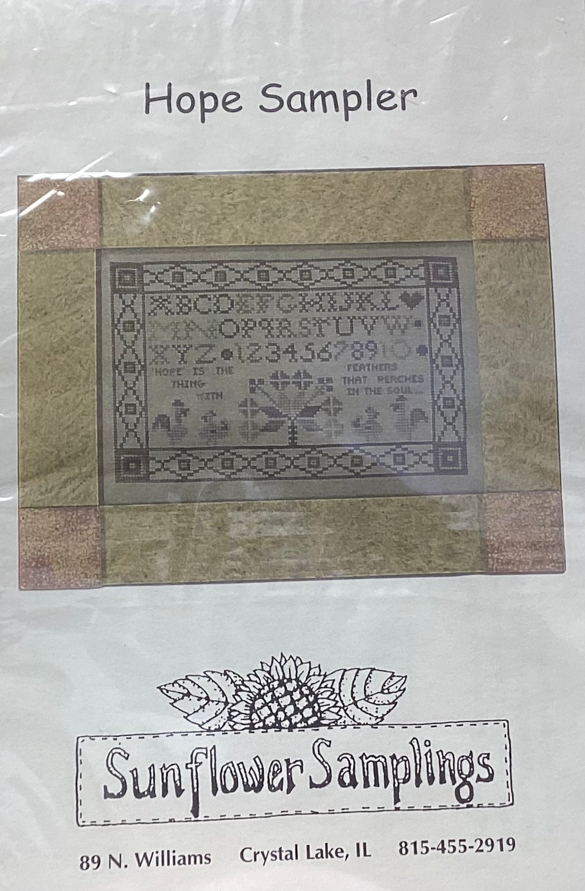 Hope Sampler by Sunflower Samplings – HouseOfStitches