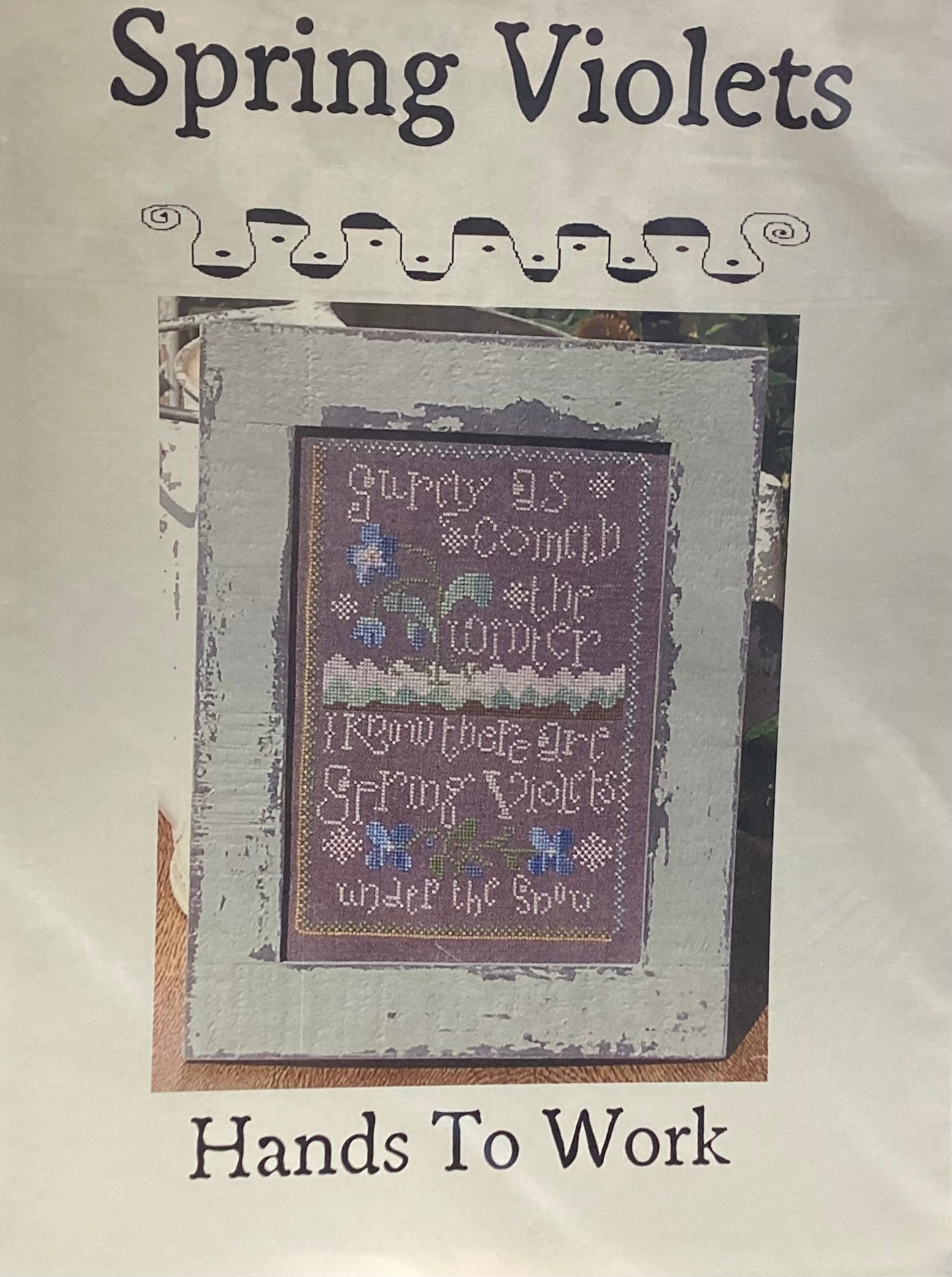 Spring Violets by Hands to Work – HouseOfStitches