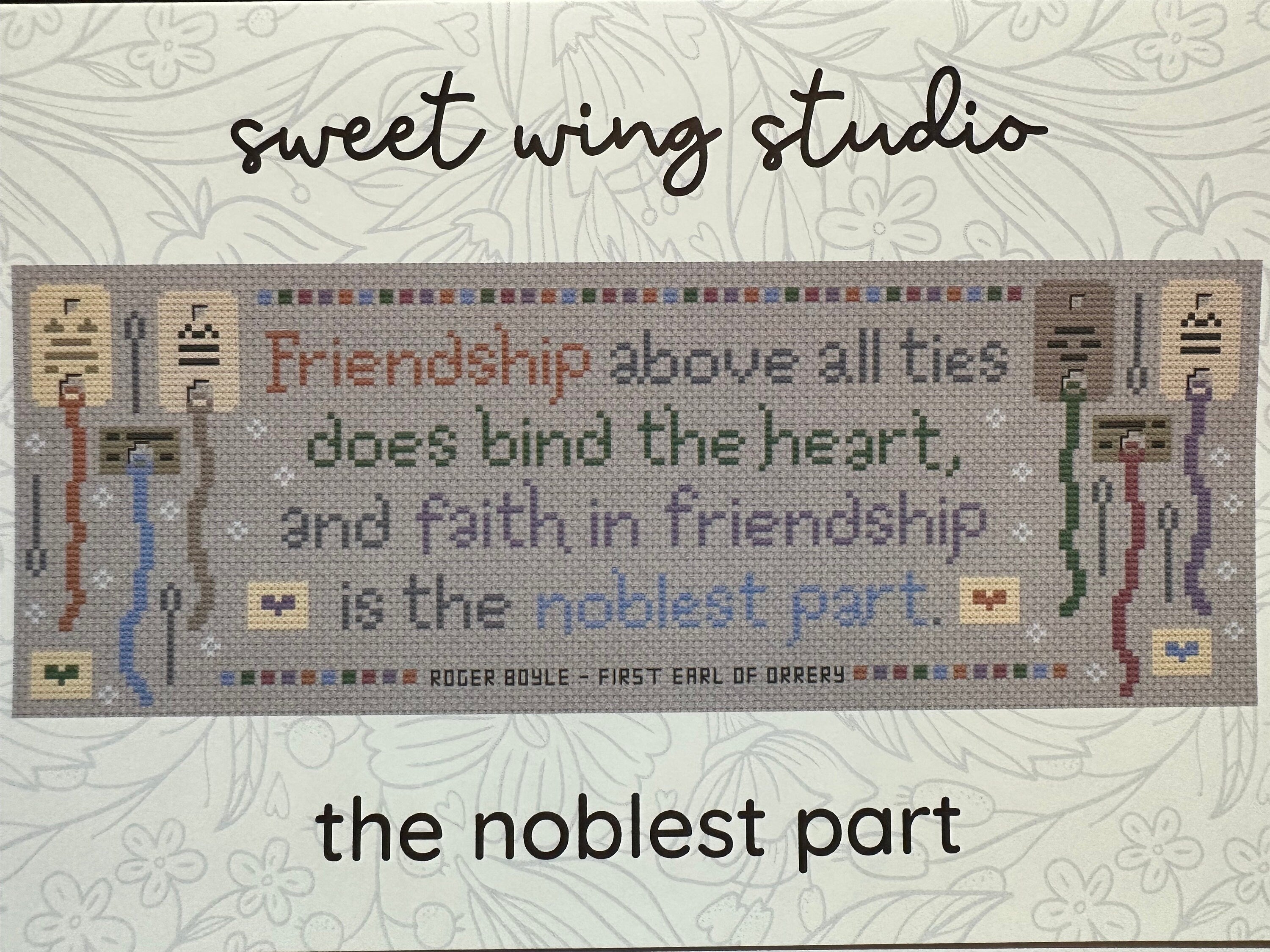 The Noblest Part by Sweet Wing Studio – HouseOfStitches