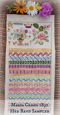 Maria Ceron 1830 Her Band Sampler by Lindsay Lane Designs – HouseOfStitches