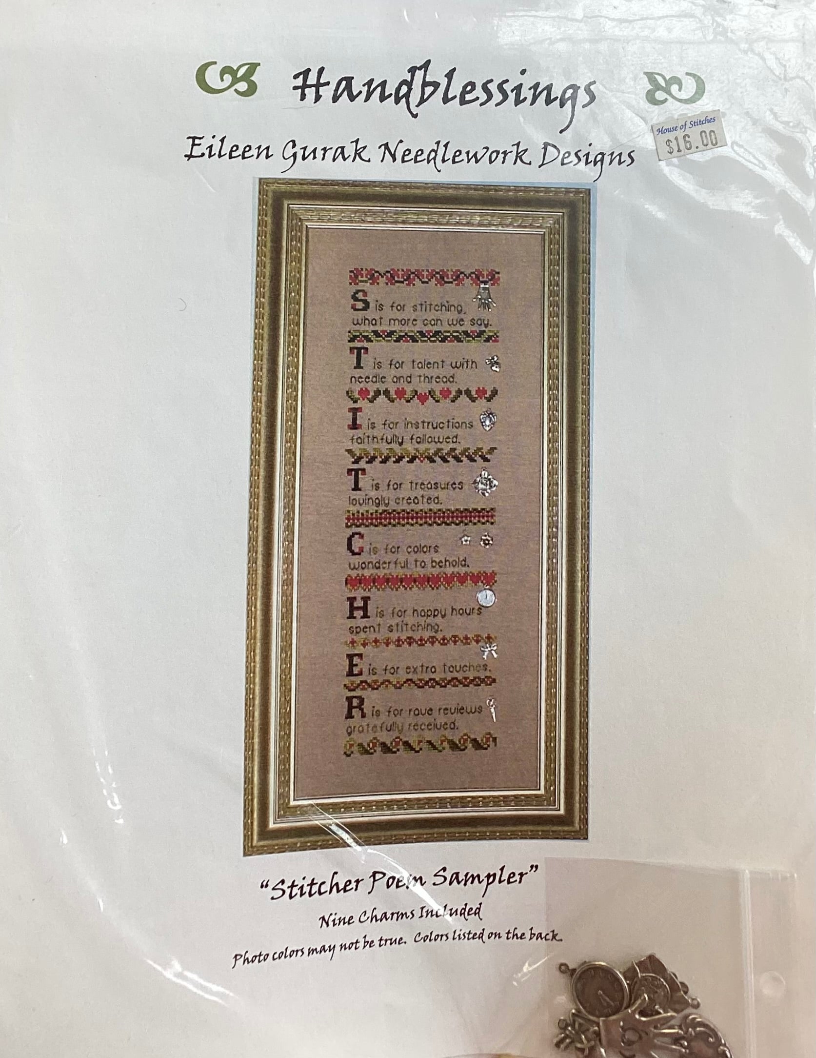Stitcher Poem Sampler by Handblessings – HouseOfStitches