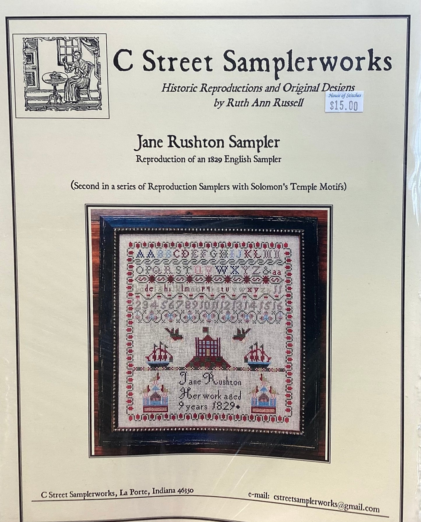 Jane Rushton Sampler by C Street Sampleworks – HouseOfStitches