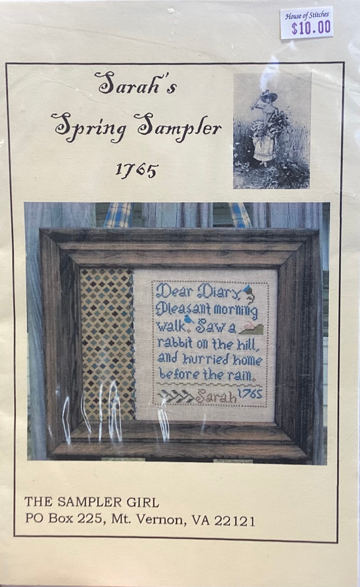 Sarah’s Spring Sampler 1765 by The Sampler Girl – HouseOfStitches