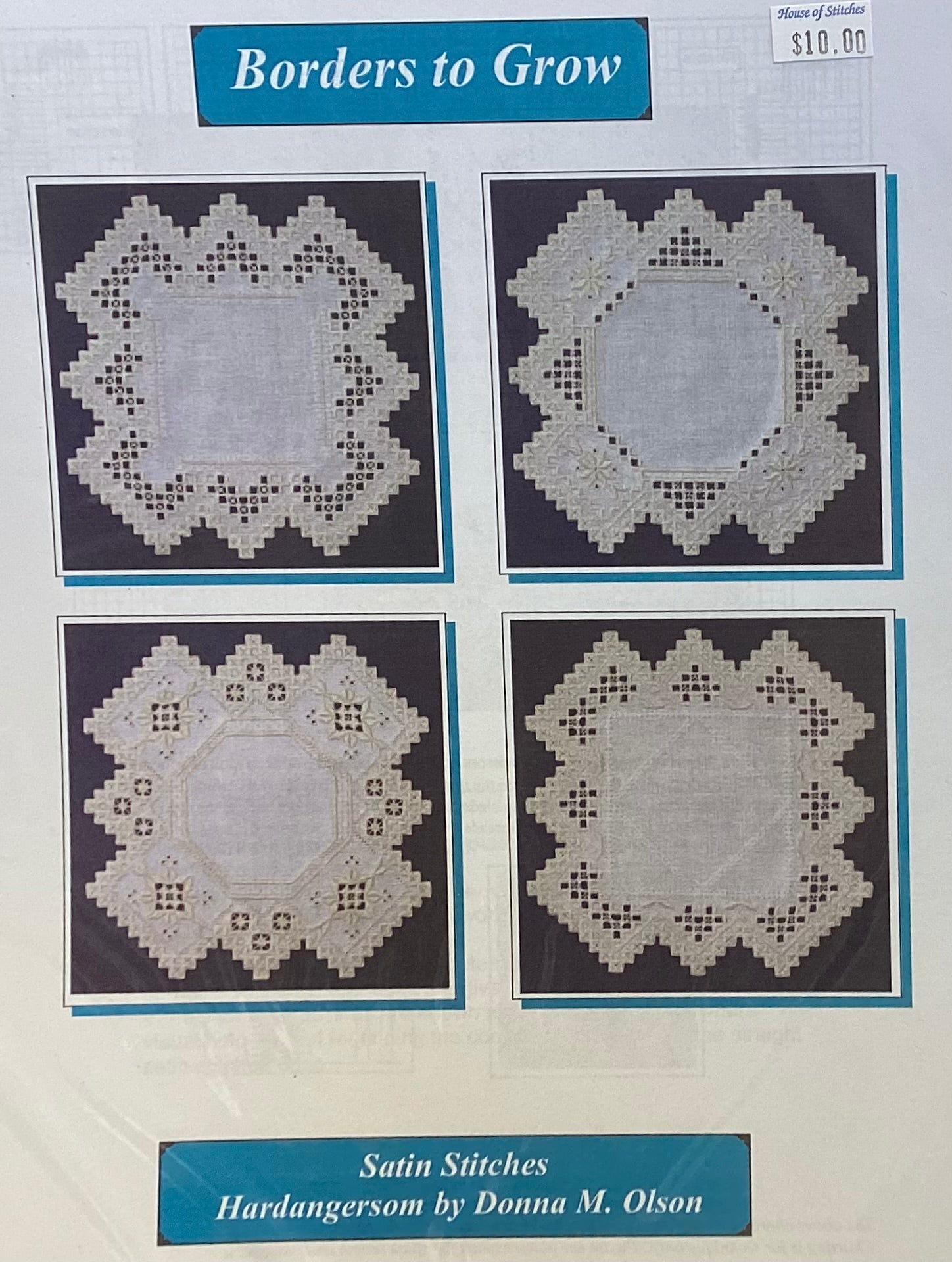 Borders to Grow: Hardanger by Satin Stitches – HouseOfStitches