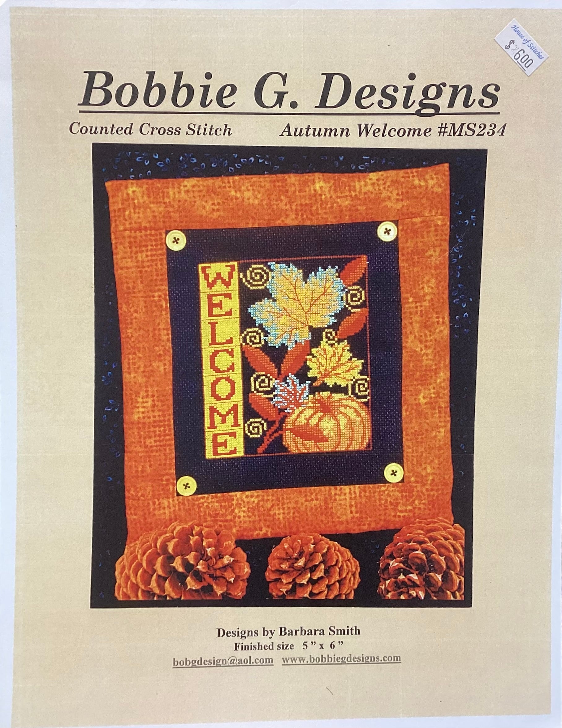 Autumn Welcome by Bobbie G. Designs – HouseOfStitches