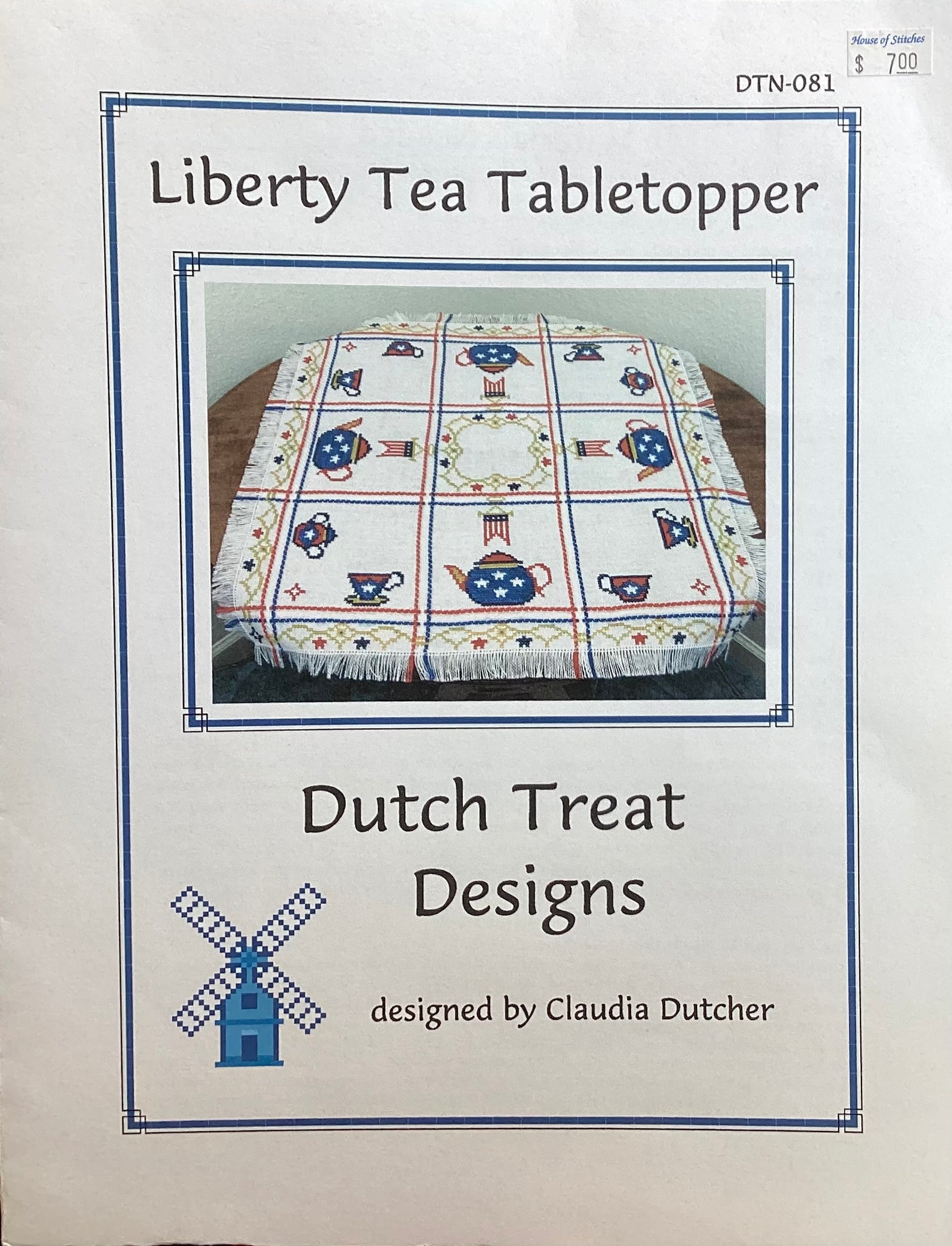 Liberty Tea Tabletopper by Dutch Treat Designs – HouseOfStitches