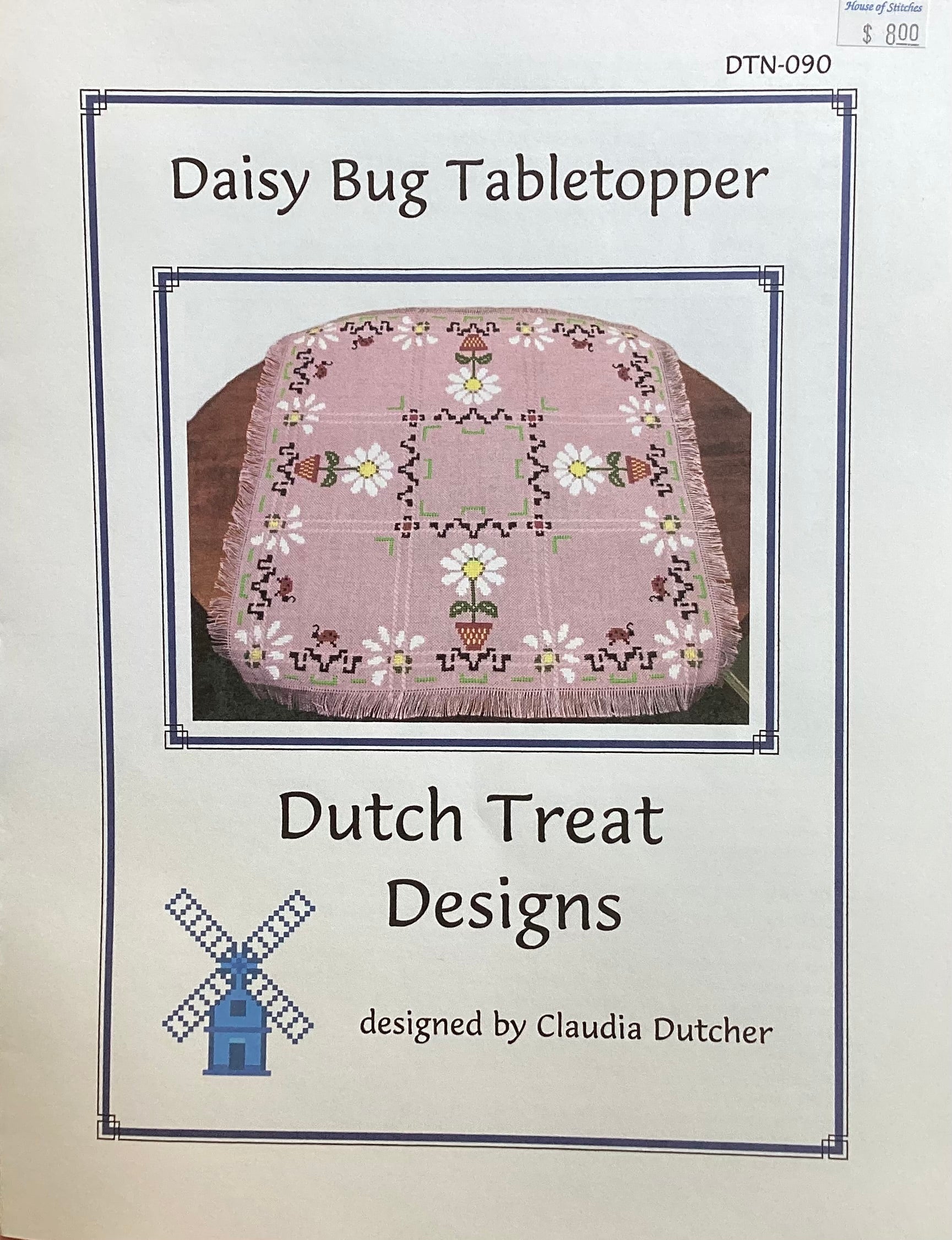 Daisy Bug Tabletopper by Dutch Treat Designs – HouseOfStitches
