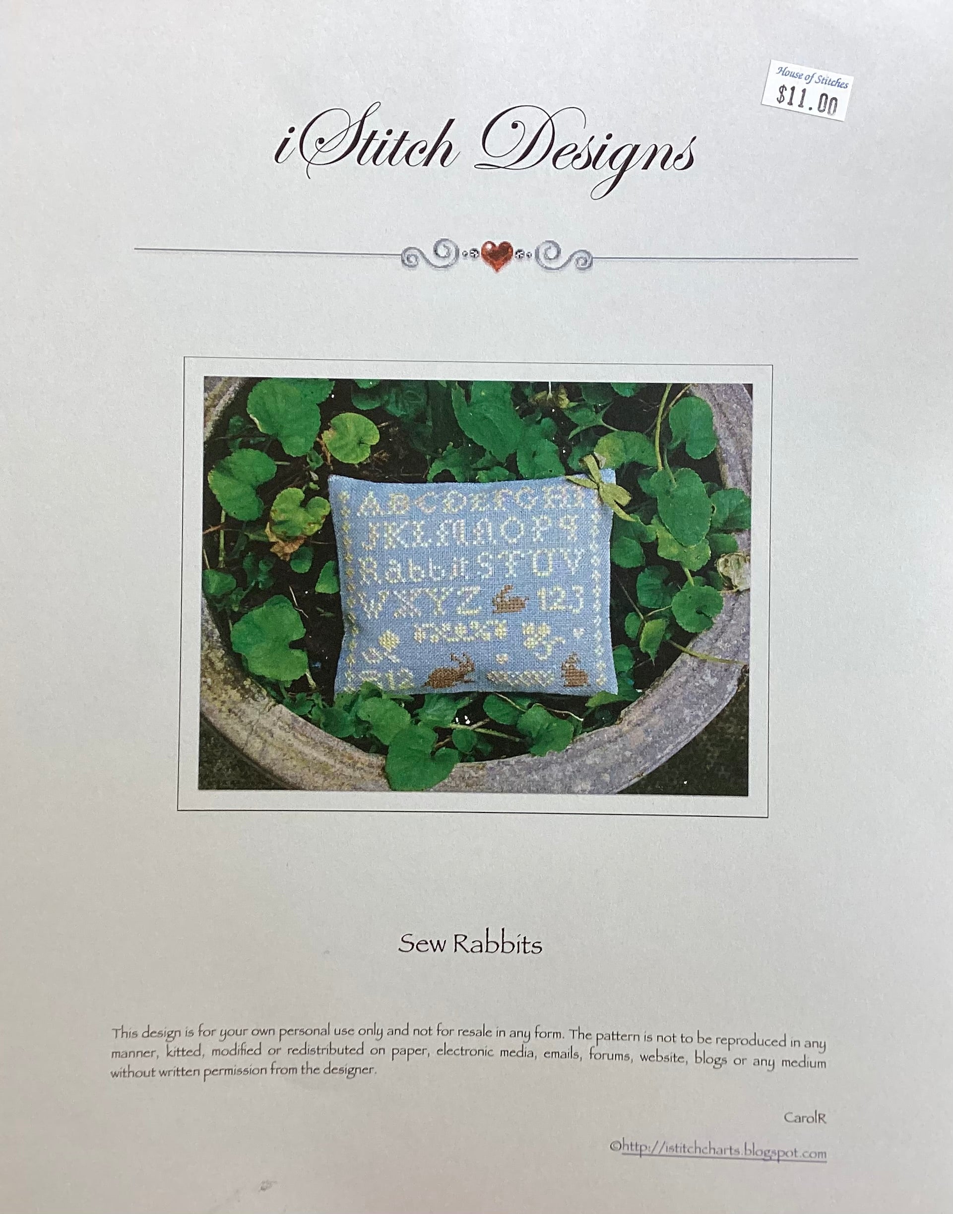 Sew Rabbits by i Stitch Designs – HouseOfStitches