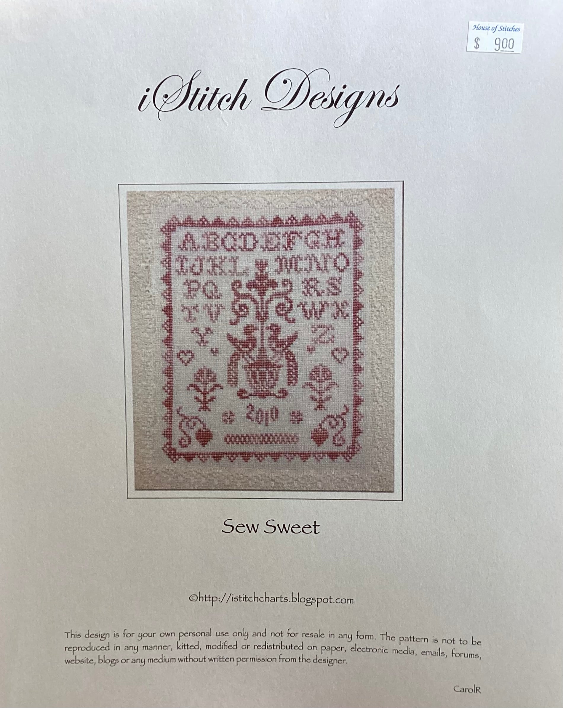 Sew Sweet by i Stitch Designs – HouseOfStitches