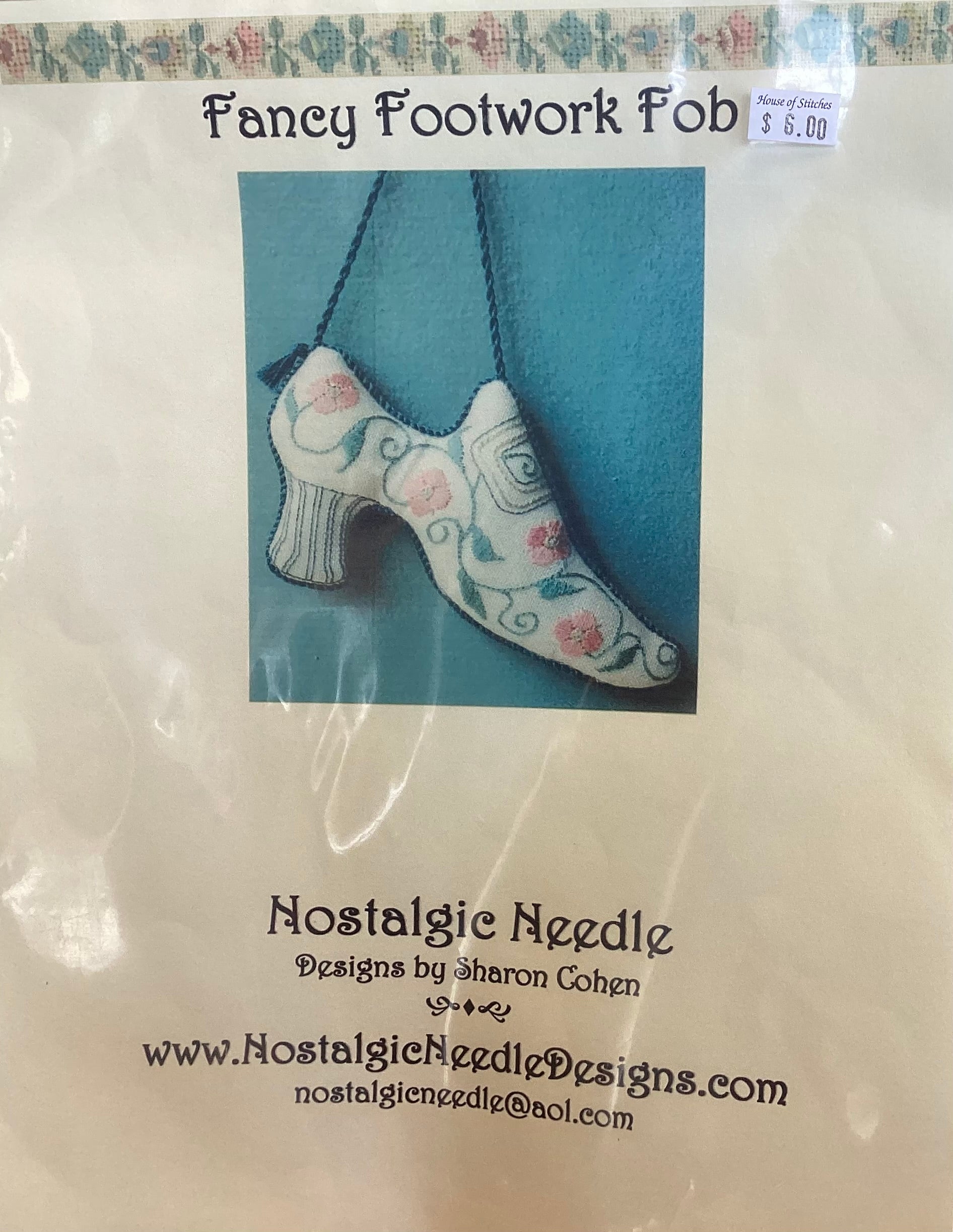 Fancy Footwork Fob by Nostalgic Needle – HouseOfStitches