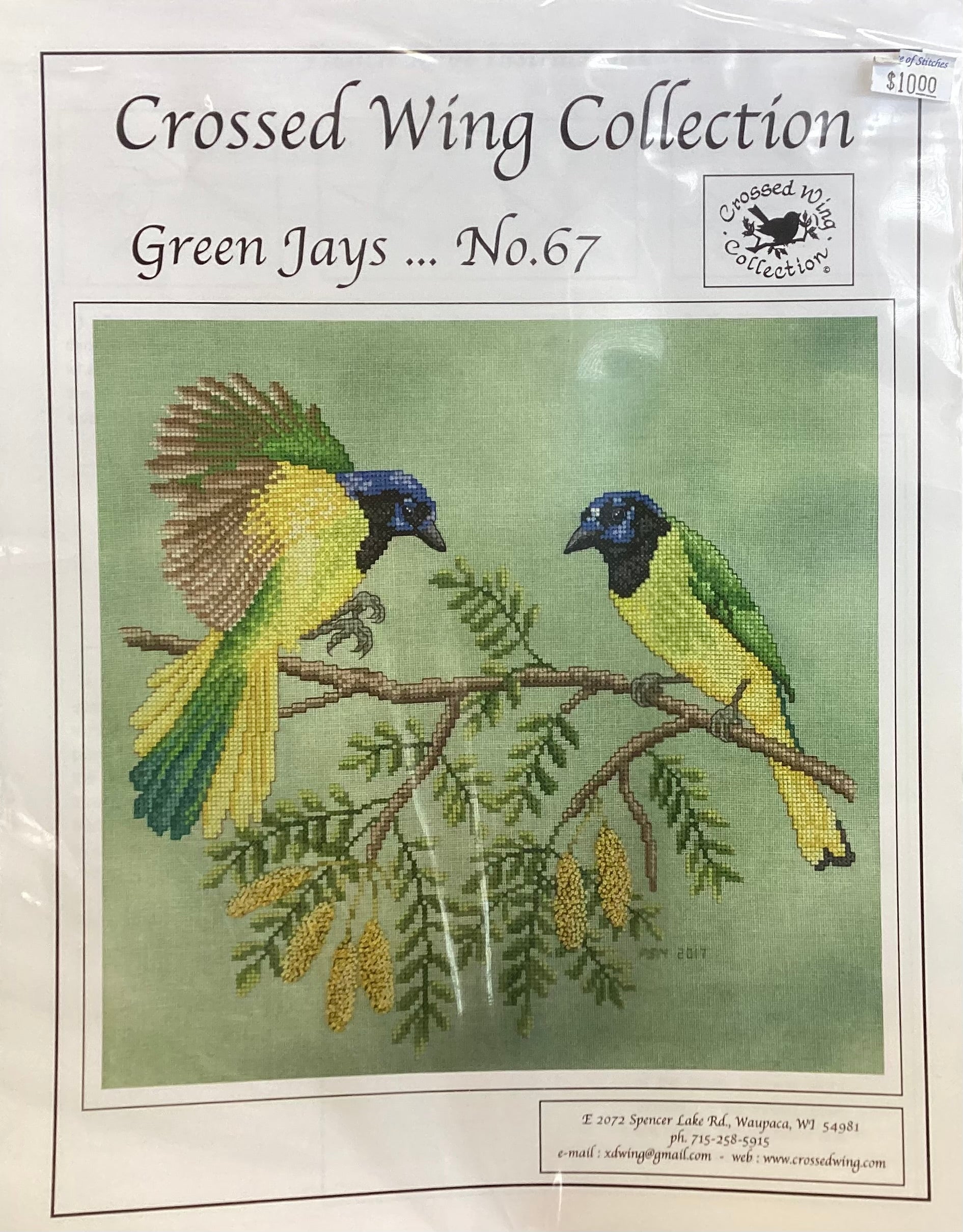 Green Jays by Crossed Wing Studio – HouseOfStitches
