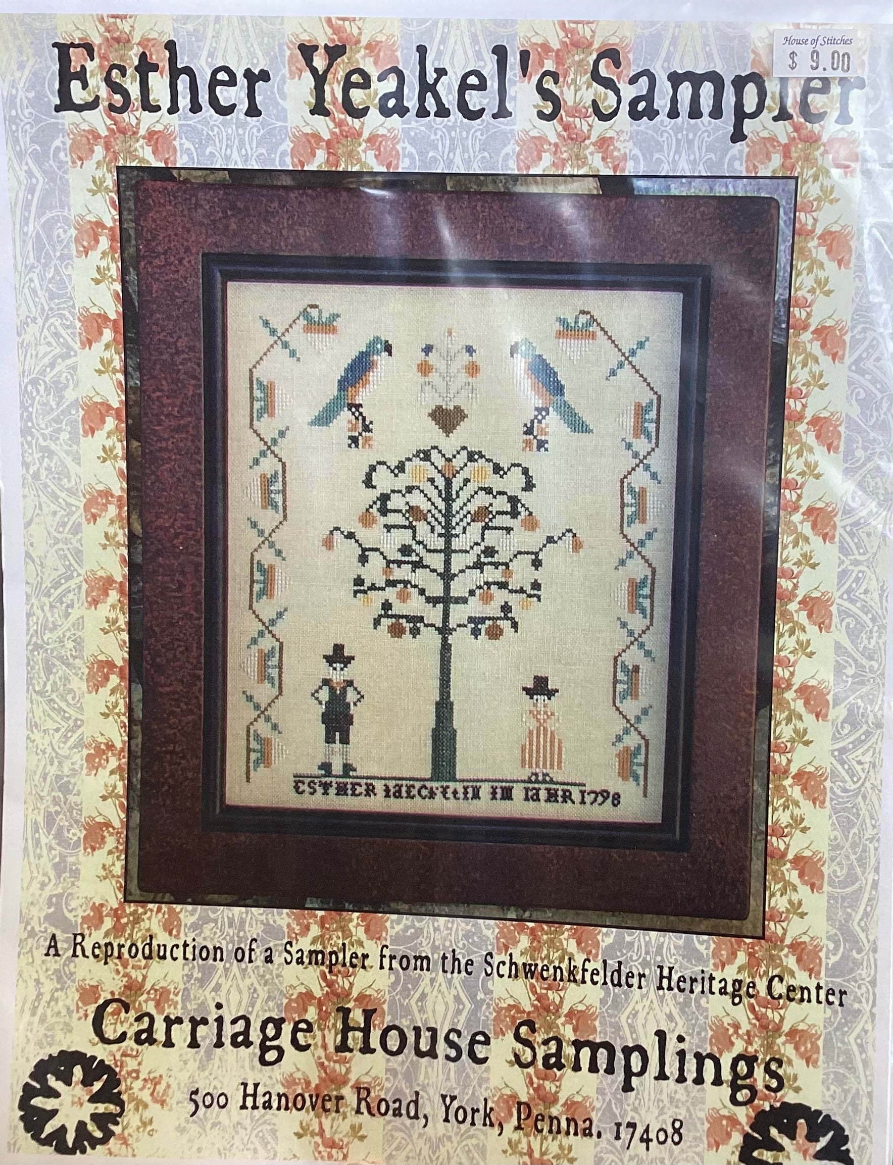 Esther Yeakel’s Sampler by Carriage House Samplings – HouseOfStitches