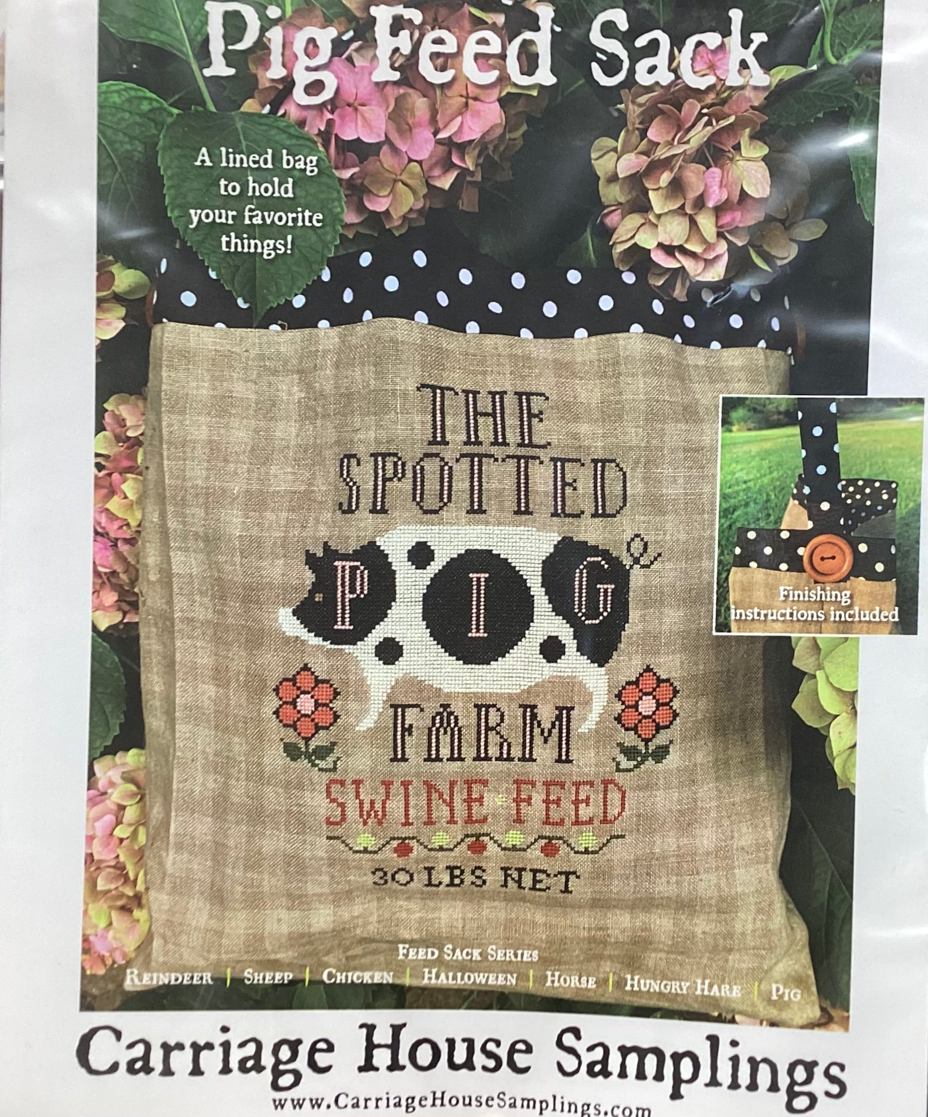 Pig Feed Sack by Carriage House Samplings – HouseOfStitches