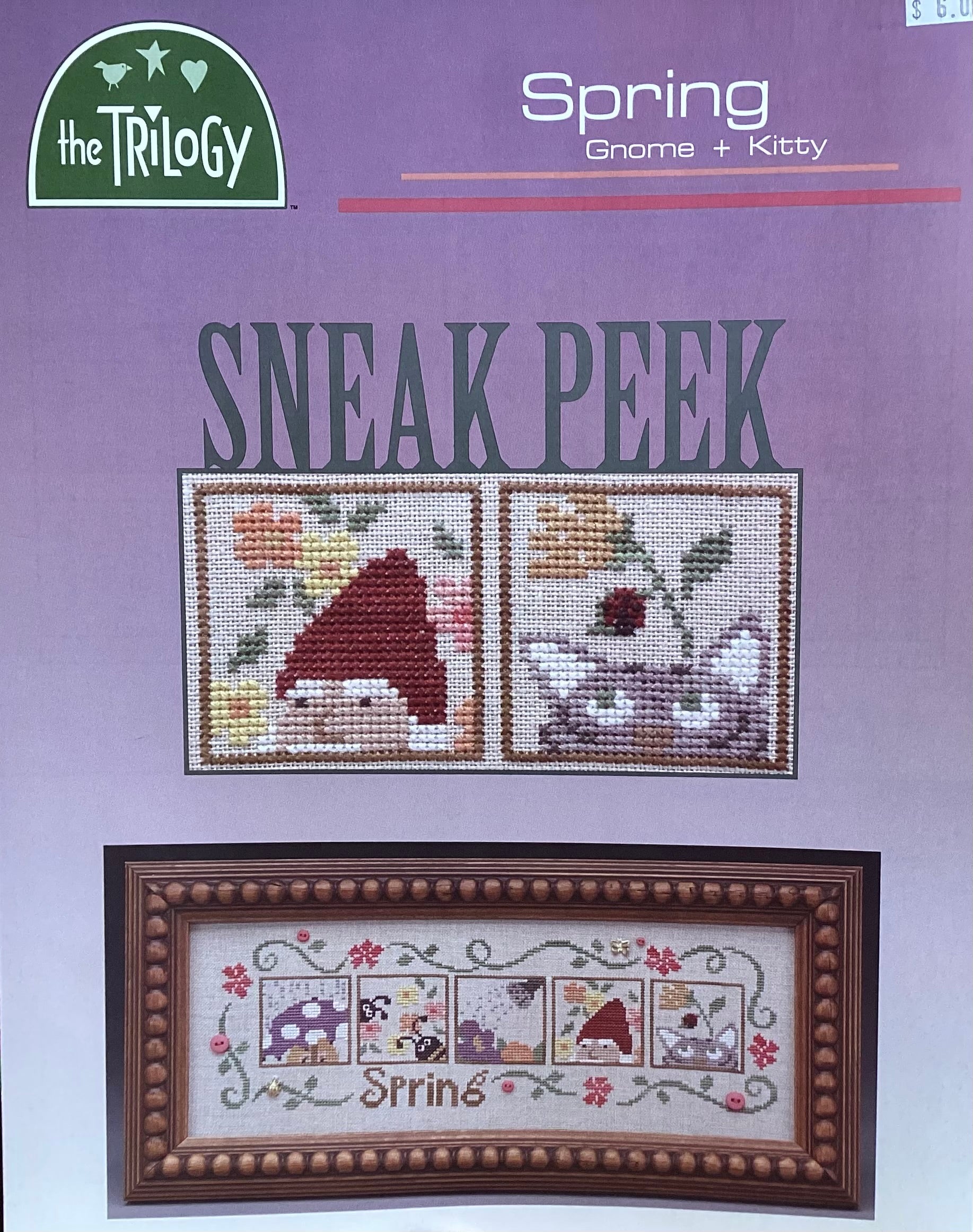 Spring: Gnome + Kitty by The Trilogy – HouseOfStitches